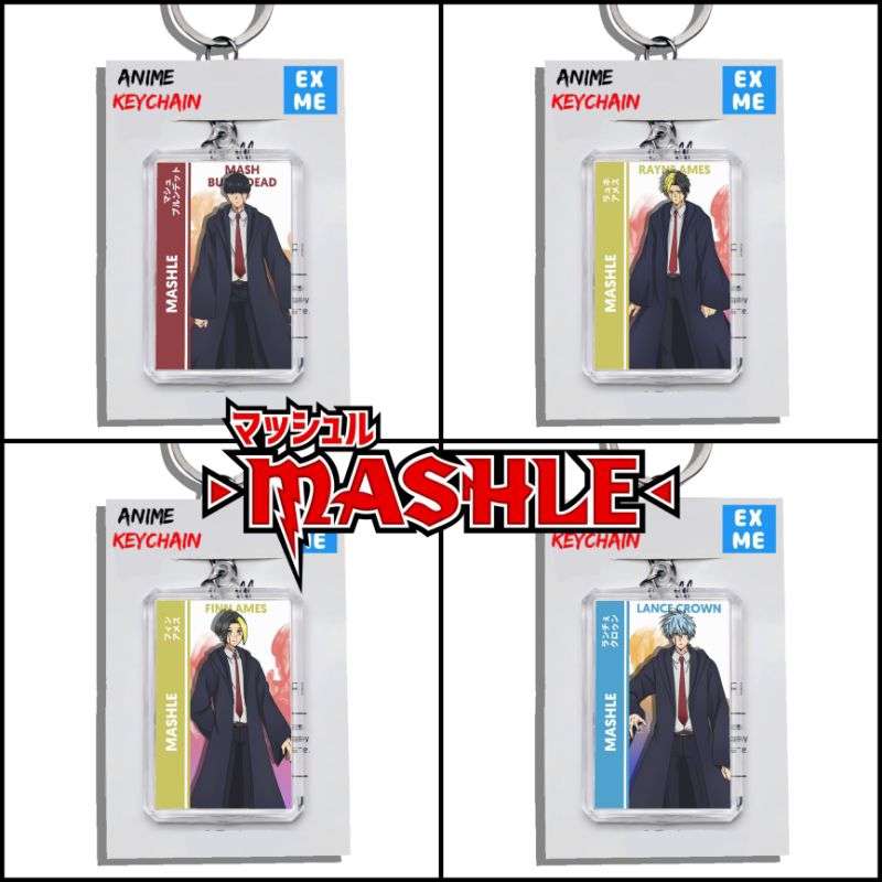 Jual Gantungan Kunci MASHLE - Keychain Mashle - Ganci Anime - Gantungan ...