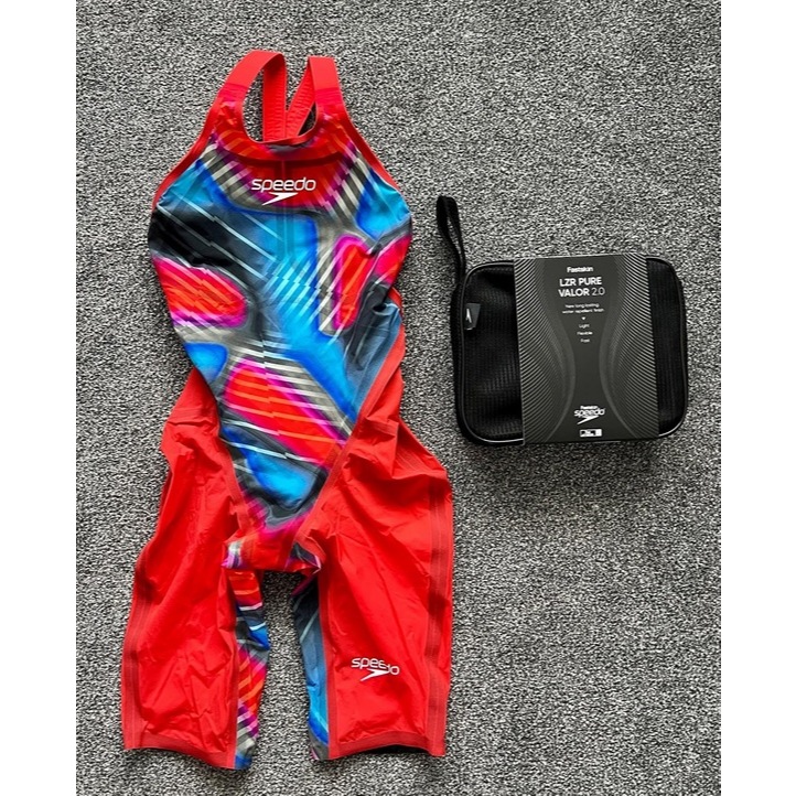 Jual Speedo Fastskin LZR Pure Valor 2.0 Openback Kneeskin Siren Red ...
