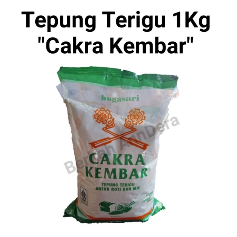 Jual Tepung Terigu Cakra Kembar Kemasan 1 Kg | Shopee Indonesia
