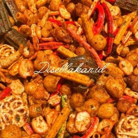 Jual Seblak mix/ seblak campur/ seblak pedas daun jeruk kemasan 1kg ...