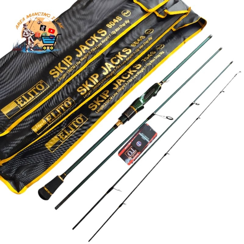 Jual JORAN TRAVEL ROD ELITO SKIP JACKS SPINNING 604 664 704 FUJI ...