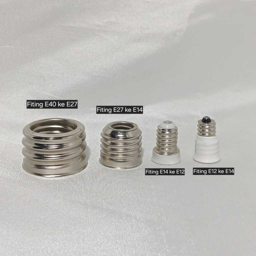 Jual Converter Lampu Fitting E40 ke E27/E27 ke E14/E14 ke E12/E12 ke E14 | Shopee Indonesia