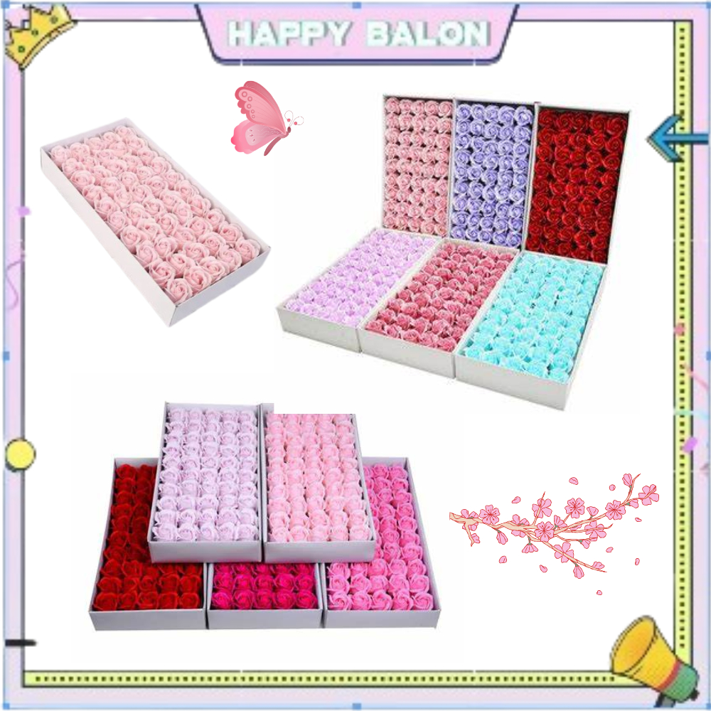 Jual Bunga Mawar Sabun Gift Hadiah Valentine Kelopak Rose Soap ...