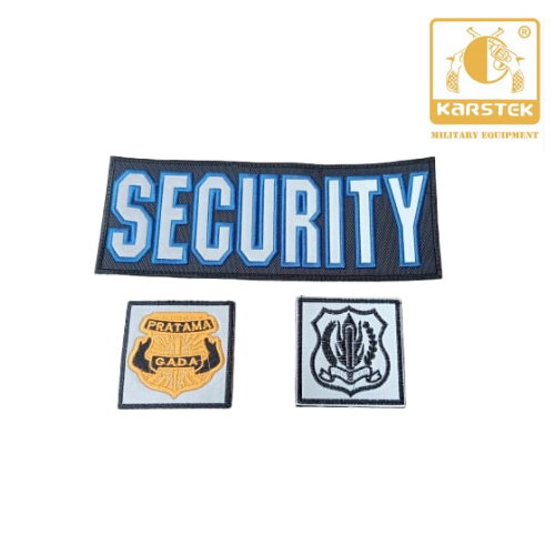 Jual LOGO SECURITY ORIGINAL KARSTEK FULL SET | Shopee Indonesia