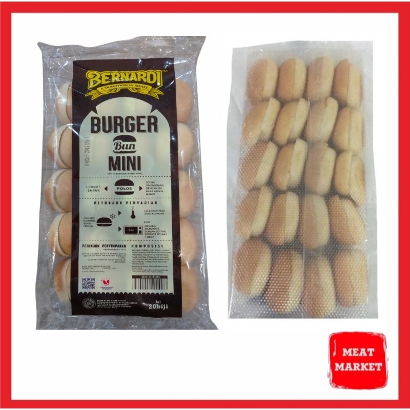 Jual Roti Burger Bernardi Mini (isi 20pcs) | Shopee Indonesia