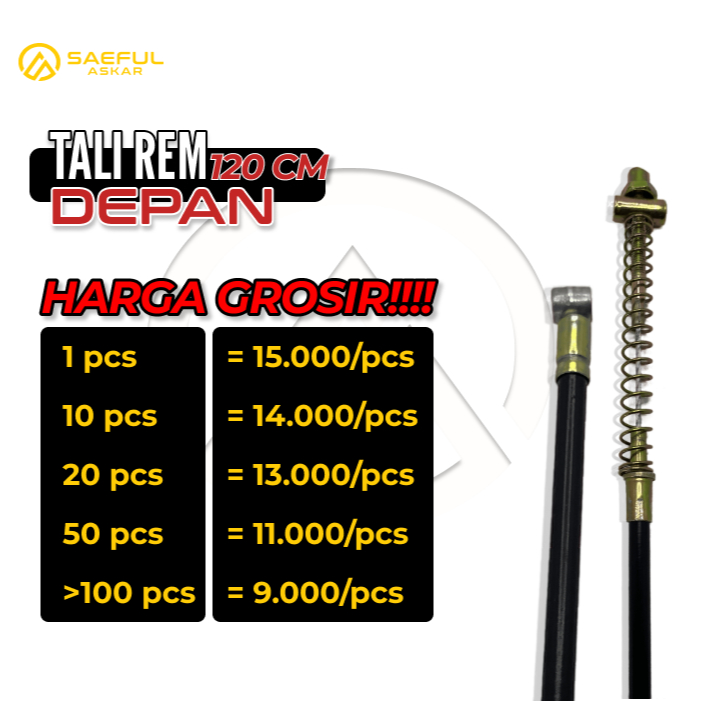 Jual [Grosir] Tali rem Depan Sepeda Listrik Selis Uwinfly goda pacific ...