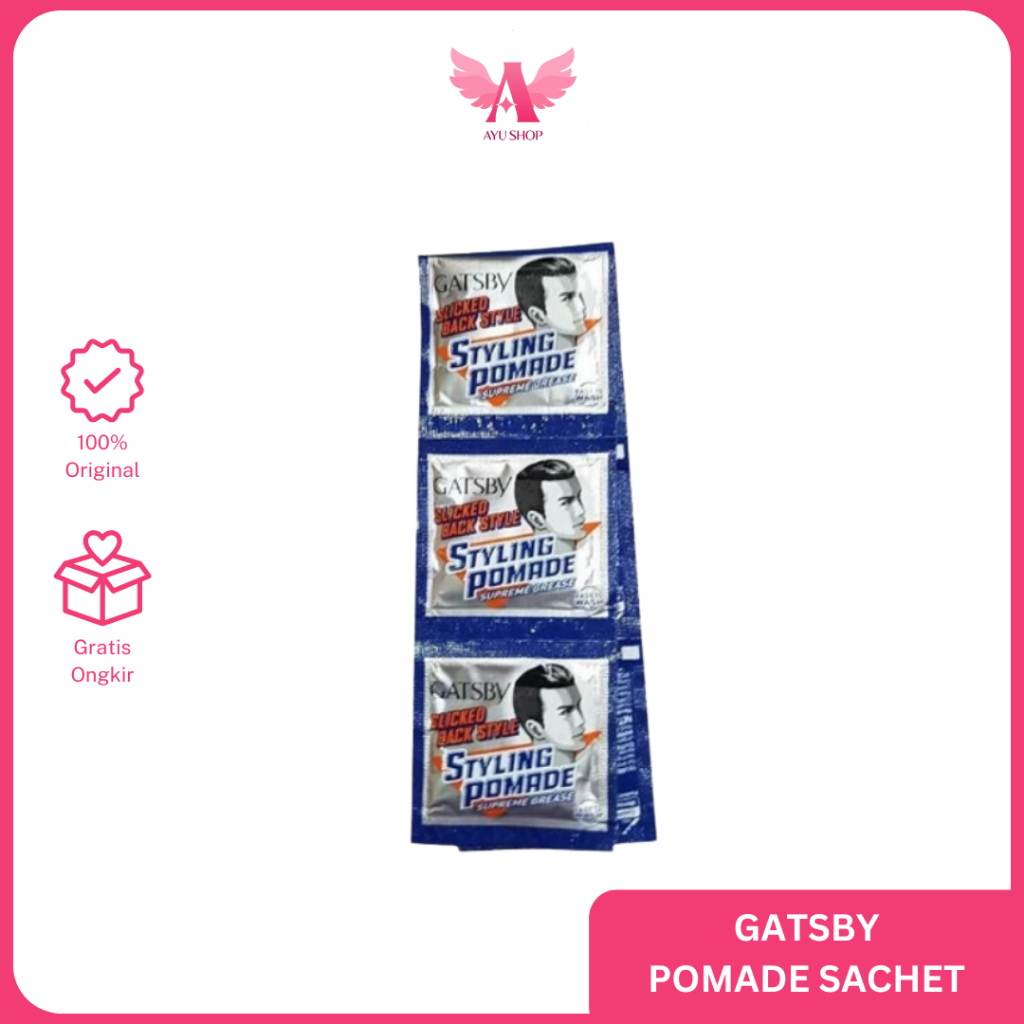 Jual Gatsby Styling Pomade Sachet Ecer | Shopee Indonesia
