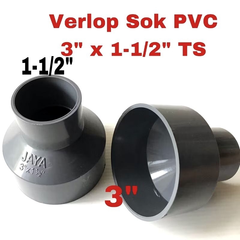 Jual Over Sock/Verlop Reducer/Vlok Sock sambungan PVC ukuran 3" X 11/2 ...