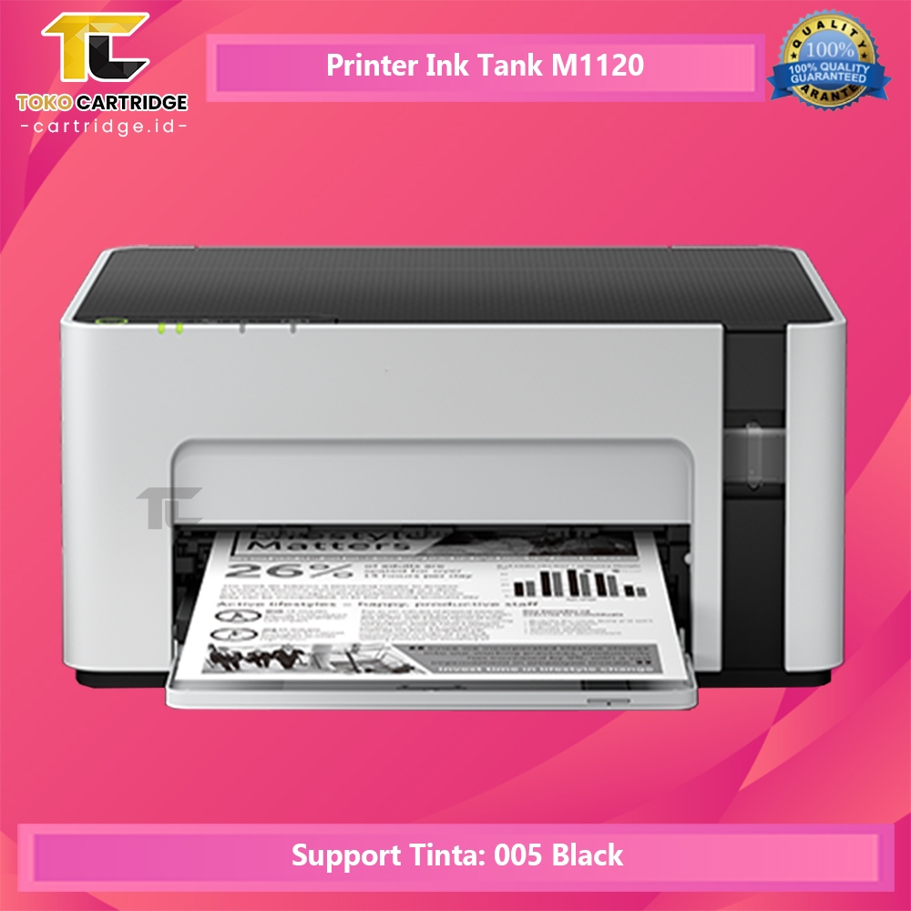 Jual Printer Epson M1100 Print Only M1120 Single Function Wireless A4 ...