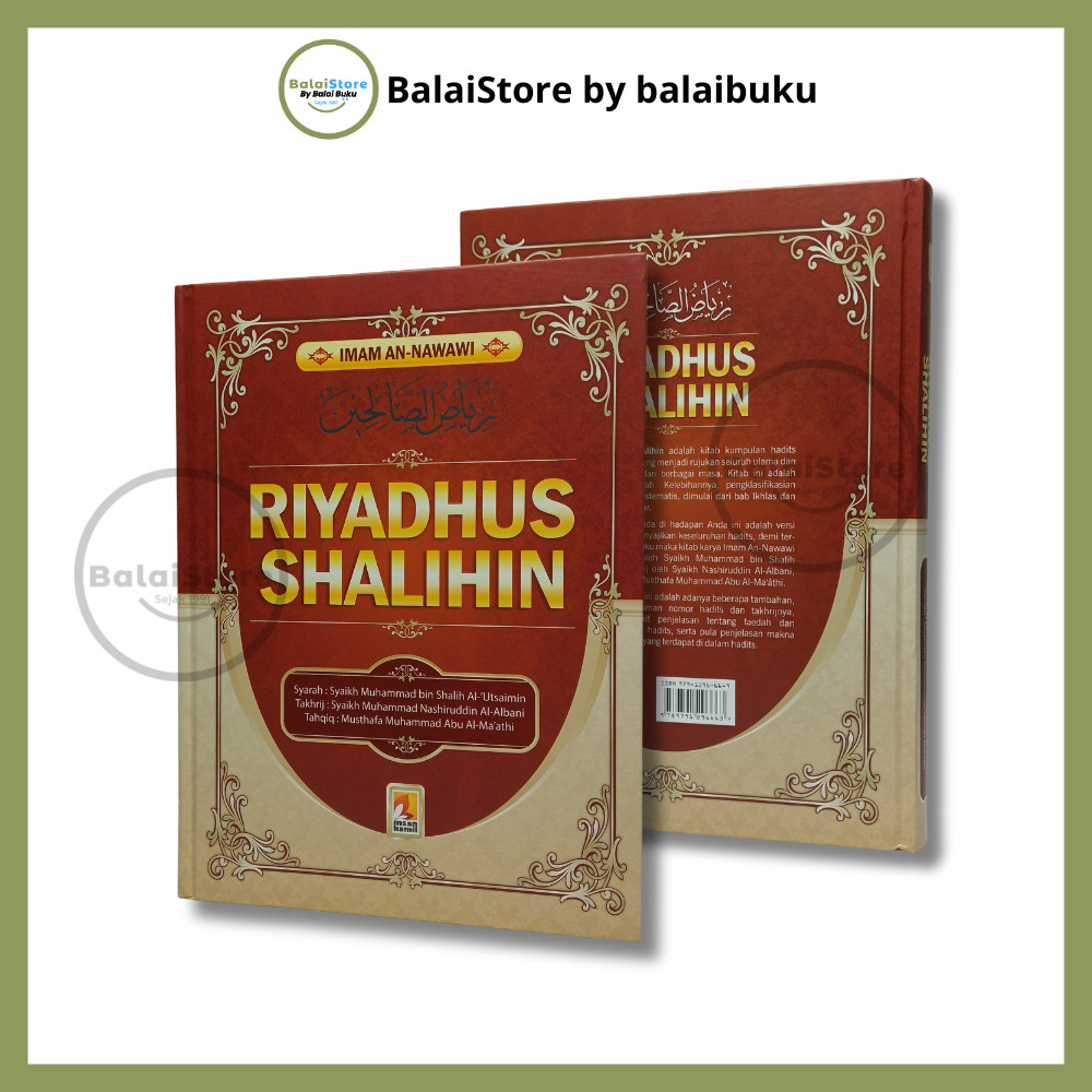 Jual Riyadhus Shalihin Penulis Imam An Nawawi Buku Hadis kitab Hadits Riyadhush Shalihin Insan ...