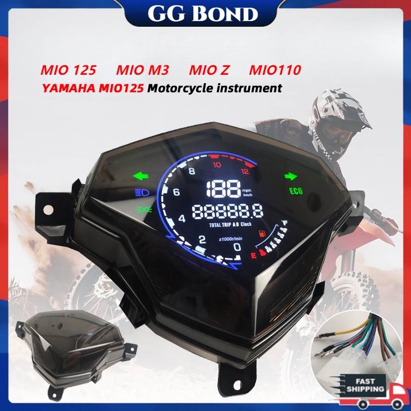 Jual Tachometer Digital LED untuk Yamaha Mio M3, Mio, Mio Z Indikator ...
