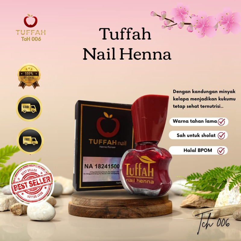 Jual TUFFAH/CETAR/NAURAA/CERIA/RAZETA NAIL HENNA [COD] TERMURAH EXTRA ...