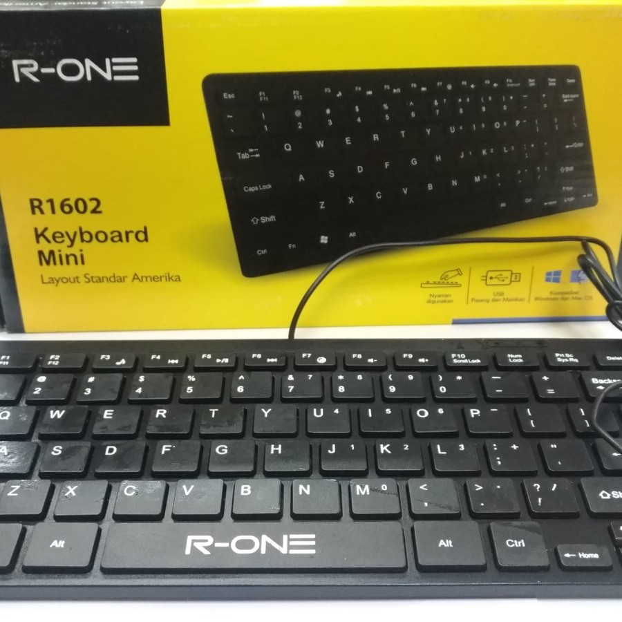 Jual Mini Keyboard USB R-ONE (TANPA PECKING/ PECKING RUSAK ) | Shopee ...