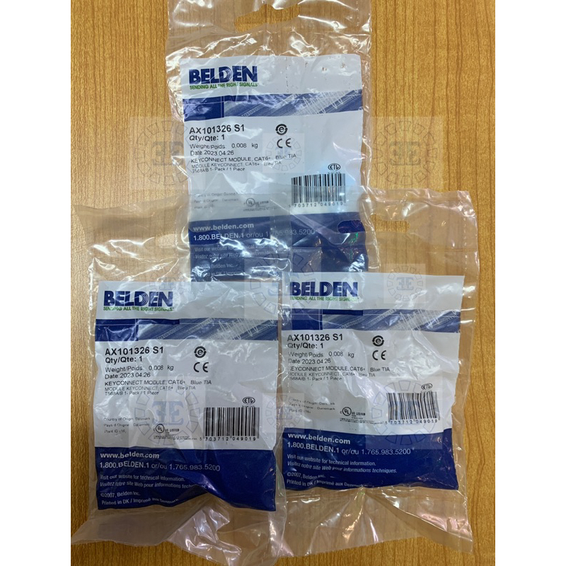 Jual Modular Jack BELDEN CAT 6 AX101326 Asli Original / Belden Cat6 ...