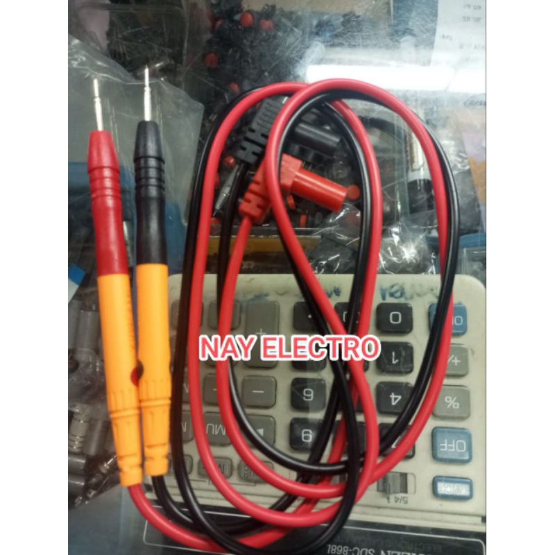 Jual KABEL MULTITESTER / AVOMETER SUPER LANCIP 1000V ORANGE | Shopee ...
