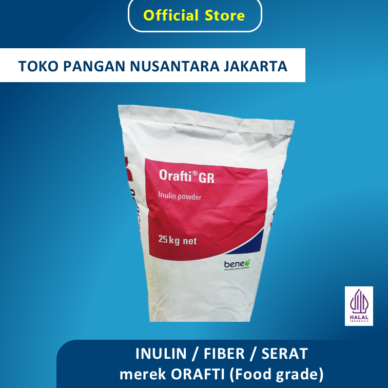 Jual Inulin / Fiber / Serat merek ORAFTI, food grade, Belgium (100 g ...