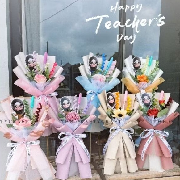Jual Buket Hari Guru / Buket Pulpen | Shopee Indonesia