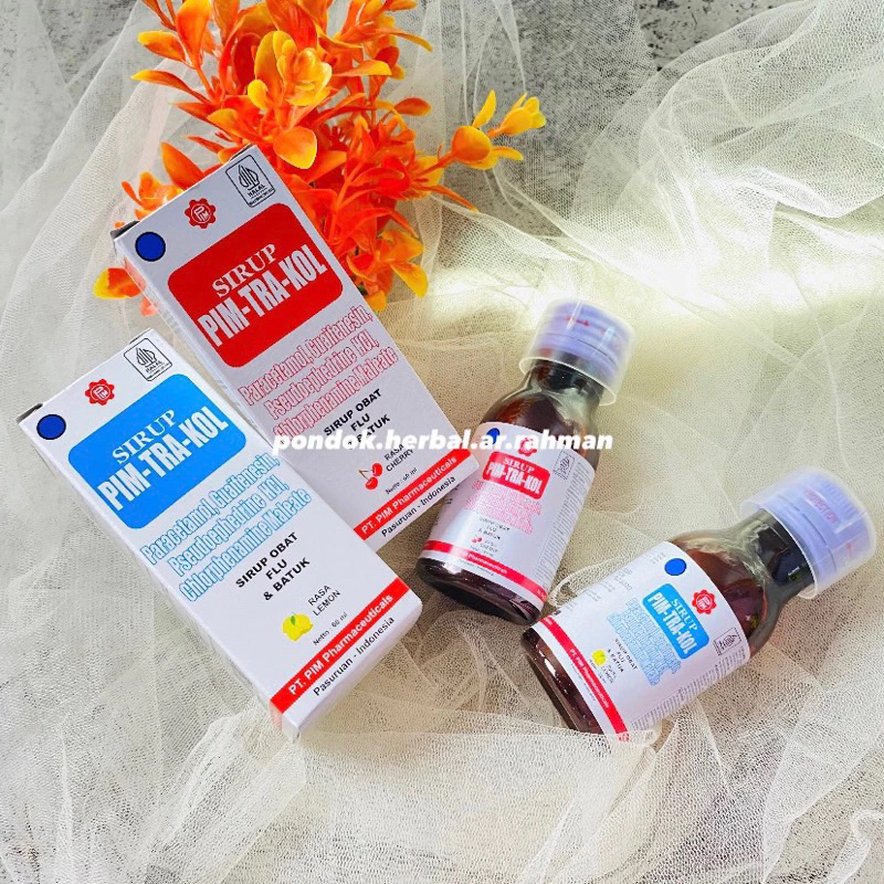 Jual PIM-TRA-KOL SYRUP (flu dan batuk) 60ml | Shopee Indonesia