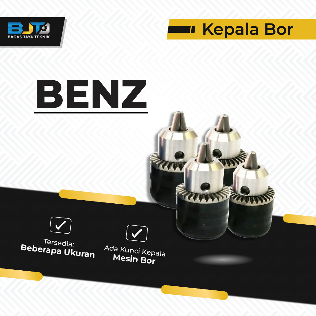 Jual BENZ Kepala Bor 10mm & 13mm Drill Chuck + Key Set | Shopee Indonesia