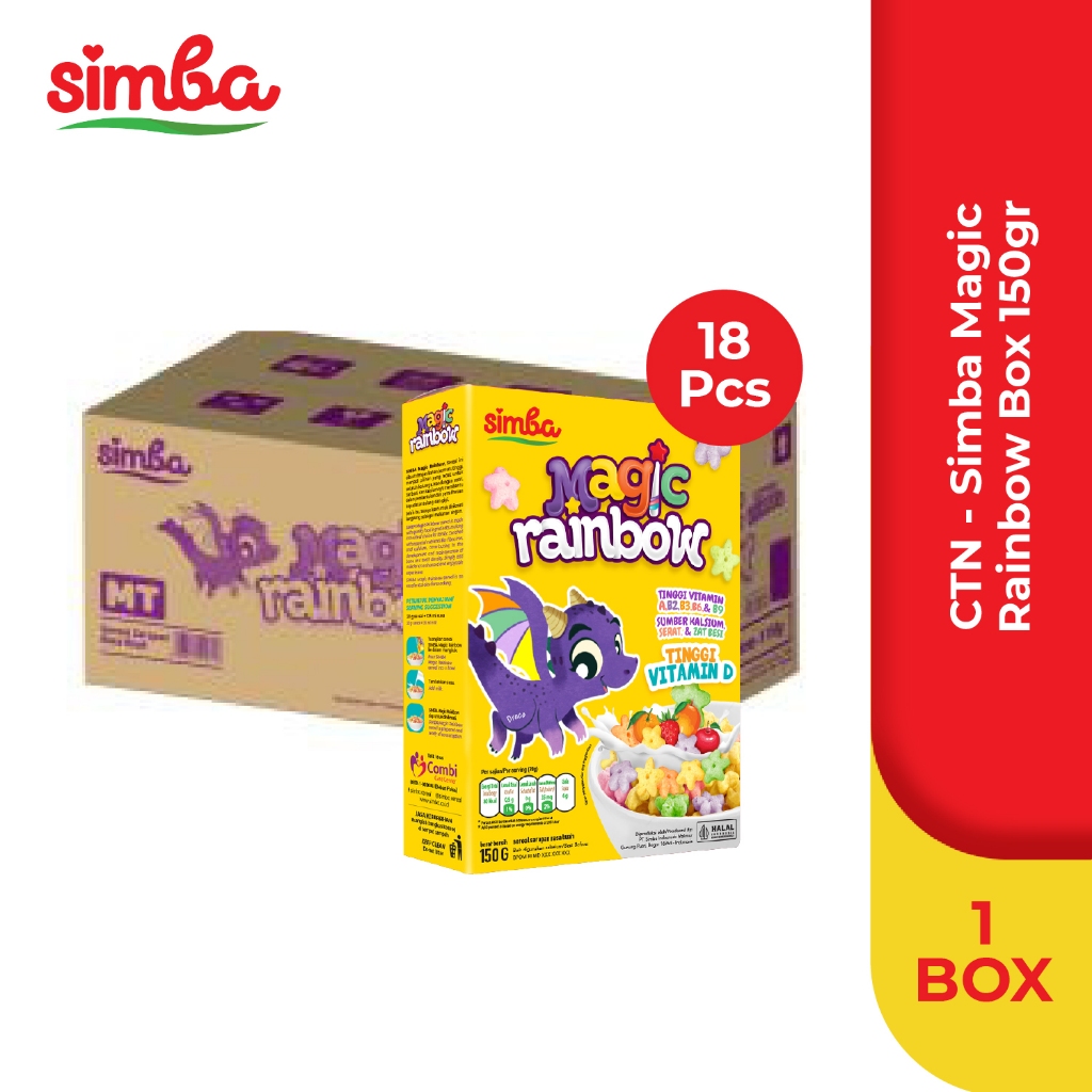 Jual CTN - Simba Magic Rainbow Box 150gr | Shopee Indonesia