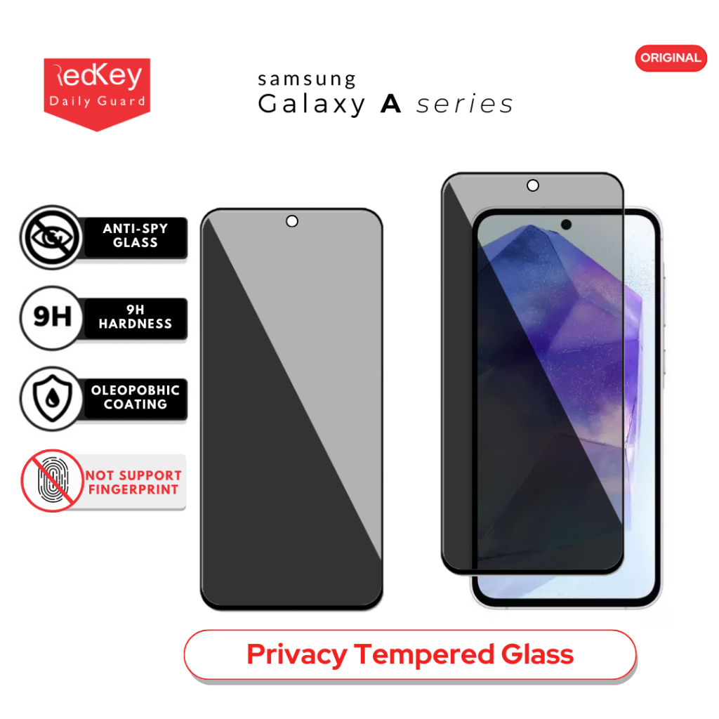 Jual Redkey Tempered Glass Samsung A16 A26 A36 A56 A55 A35 A25 A15 A54 A34 A24 A14 A53 A33 A23 ...