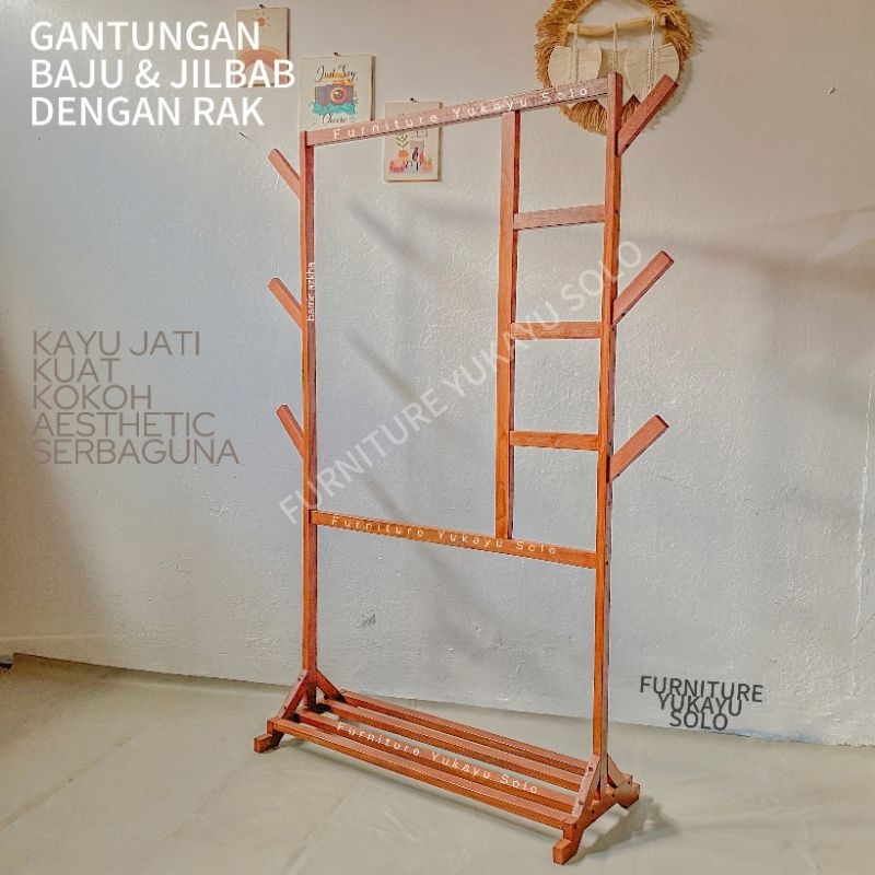 Jual GANTUNGAN BAJU / RAK BAJU / GANTUNGAN JILBAB HIJAB / GANTUNGAN ...