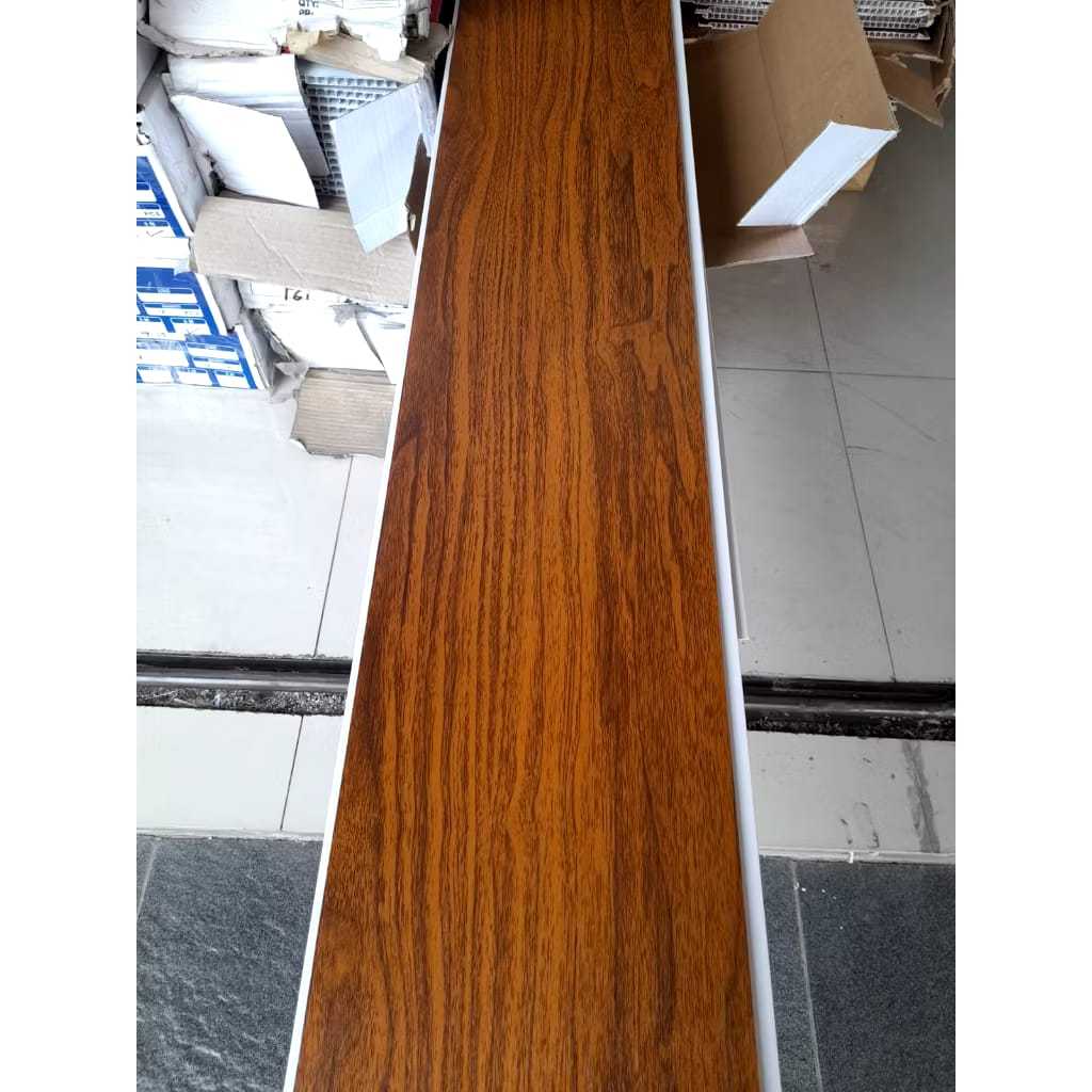 Jual Plafon PVC Coklat serat kayu doff HODA I-706 df | Shopee Indonesia