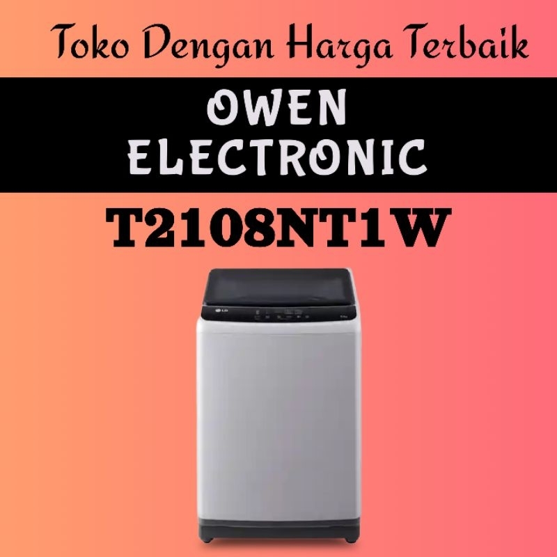 Jual LG MESIN CUCI 1 TABUNG TOP LOAD WASHER 8Kg T2108NT1W | Shopee ...
