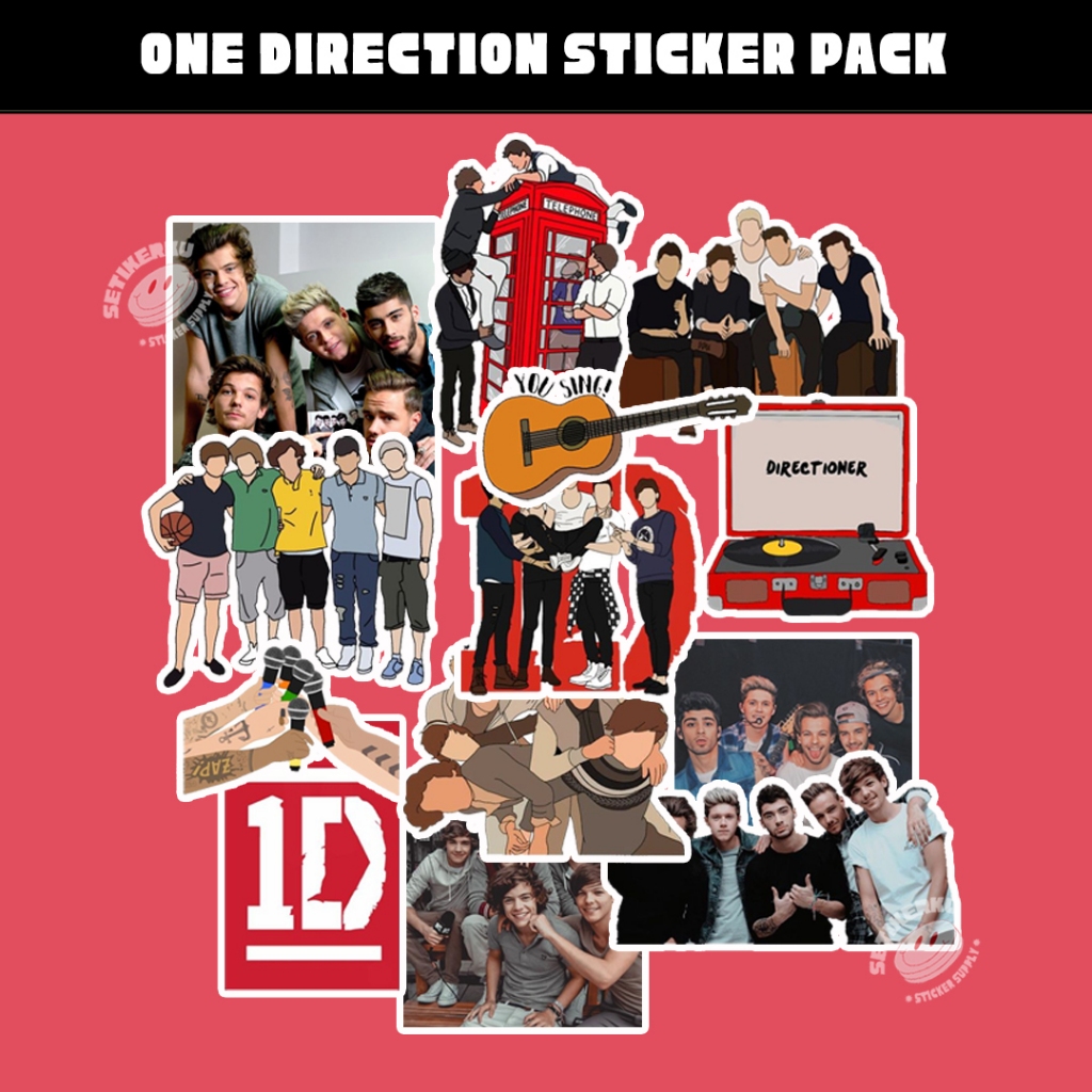 Jual One Direction Sticker Pack A6 (13pcs) | Shopee Indonesia