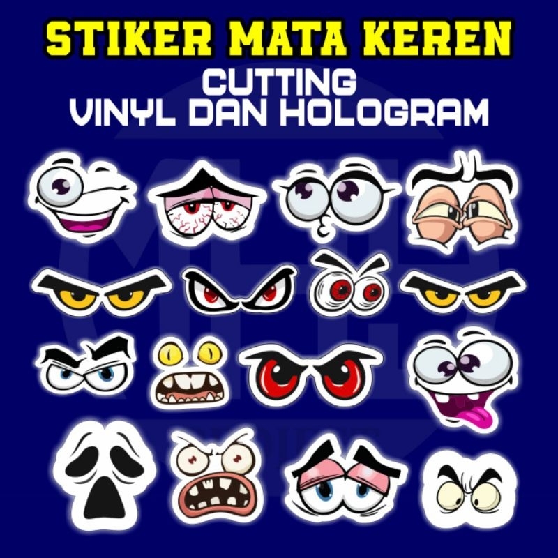 Jual Stiker mata keren,stiker mata variasi | Shopee Indonesia