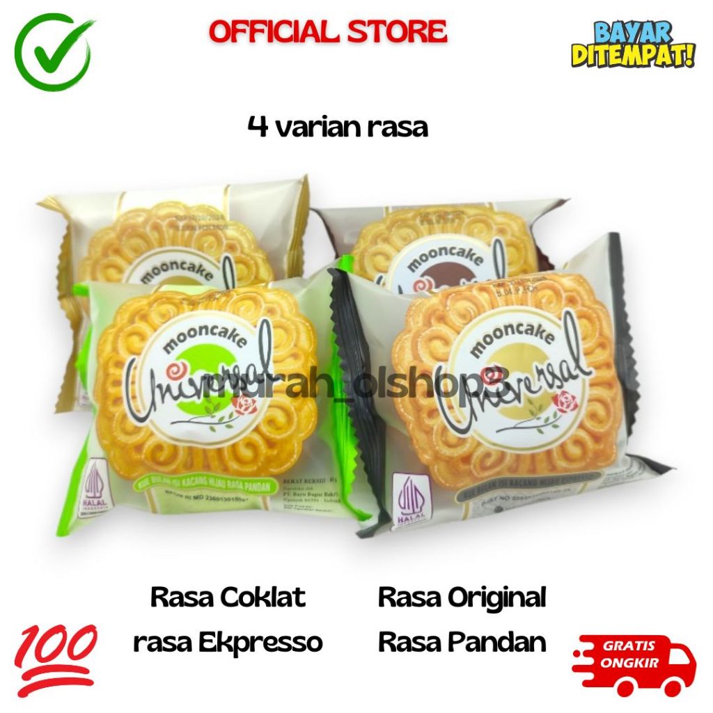 Jual Roti Mooncake Kue Bulan Halal All Varian Rasa Masa Aktif Di Jamin ...