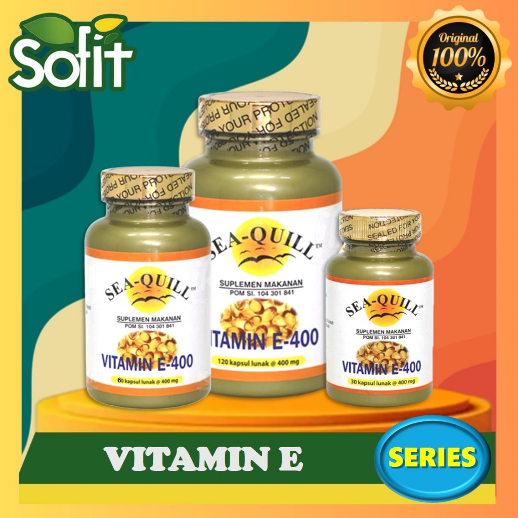 Jual Sea-Quill Vitamin E 400IU Series - Sea Quill - Seaquill - Vitamin ...