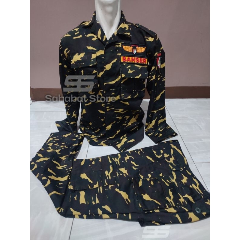 Jual Seragam Pdl Banser Nasional Bahan Twiil TR + Bonus Nama | Shopee ...