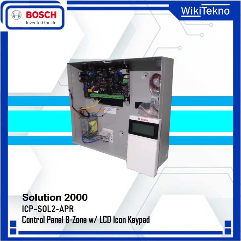Jual Alarm Control Panel 8 Zone + LCD Keypad - Bosch Solution 2000 ICP ...