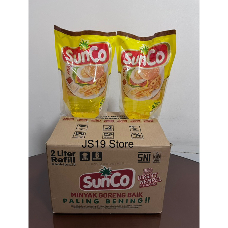 Jual Minyak Goreng Merk Sunco 2L 2 Liter (1 Dus) | Shopee Indonesia