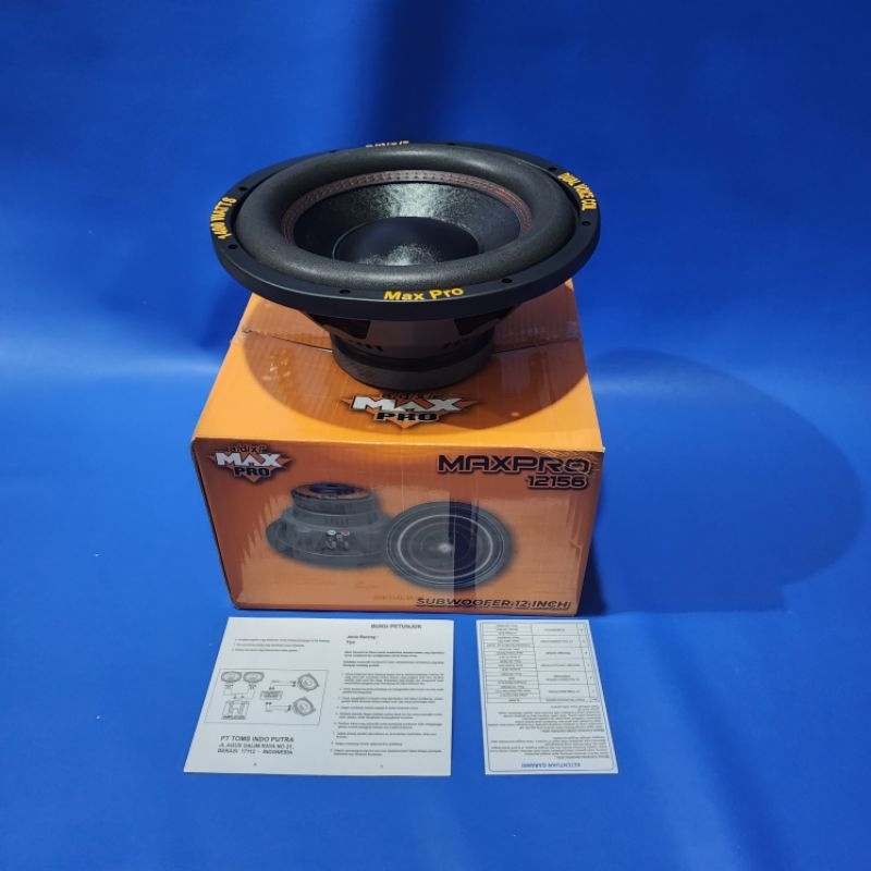 Jual Subwoofer mobil 12 inch adx maxpro 12156 double coil magnet besar ...