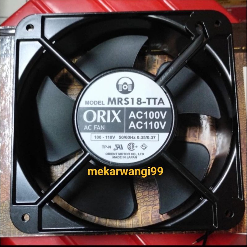 Jual Fan Orix MRS18-TTA 18CM AC 100V Made in japan | Shopee Indonesia