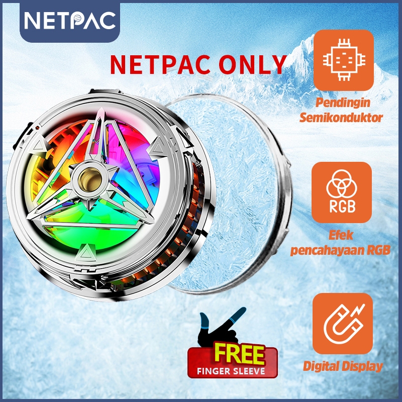 Jual [FREE GIFTS]NETPAC Funcooler X18 Fan Cooler Pendingin HP Magnetic ...