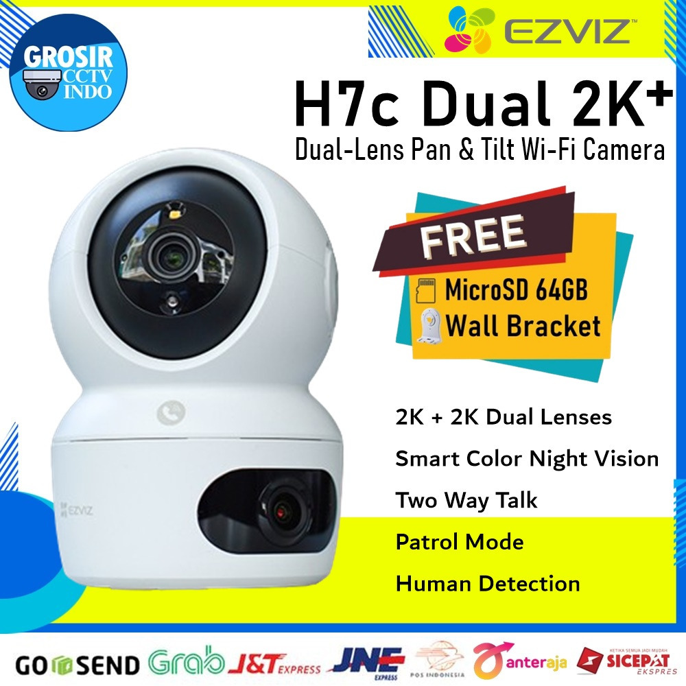 Jual EZVIZ H7C 2K / 4mp FREE MEMORY DAN BREKET | Shopee Indonesia