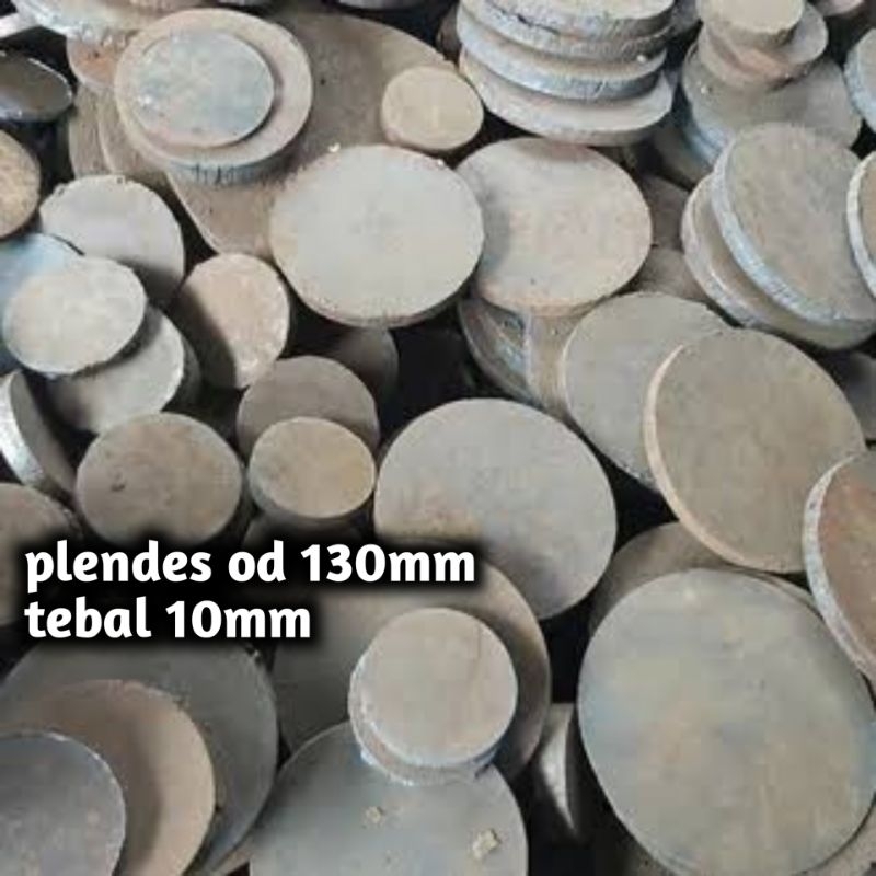 Jual Plendes Besi Diameter 130mm Tebal 10mm Plat Besi Bundar | Shopee ...