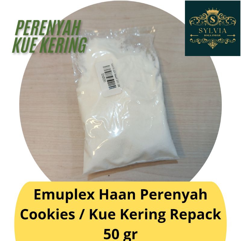 Jual Perenyah Kue Kering Emuplex Haan Repack 50 gr | Shopee Indonesia
