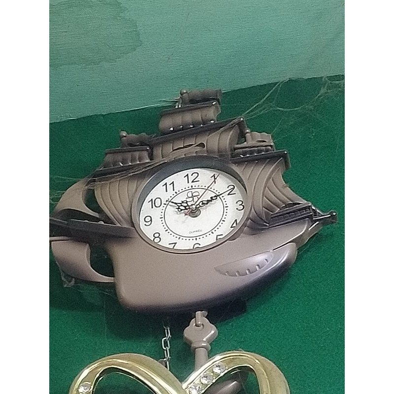 Jual Jam Dinding model kapal layar bandulan jangkar | Shopee Indonesia