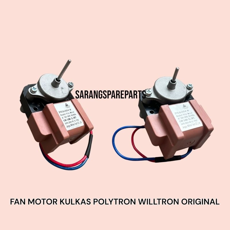 Jual MOTOR FAN KULKAS POLYTRON ORIGINAL WILLTRON ASLI / FAN KIPAS KULKAS WILLTRON ORIGINAL ...