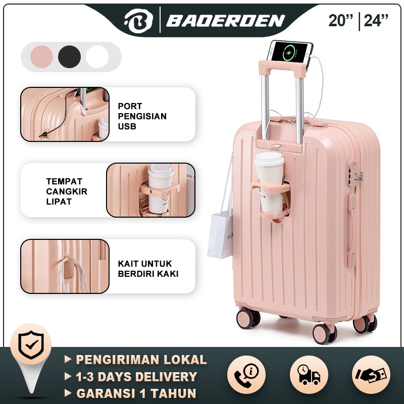 Jual BAOERDEN kapasitas besar Koper 24 Inch 20 / 22 inch travel kabin ...