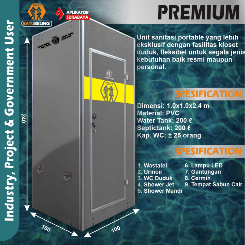 Jual SEWA Toilet Portable | Toilet Proyek | Toilet Event | WC Portable ...