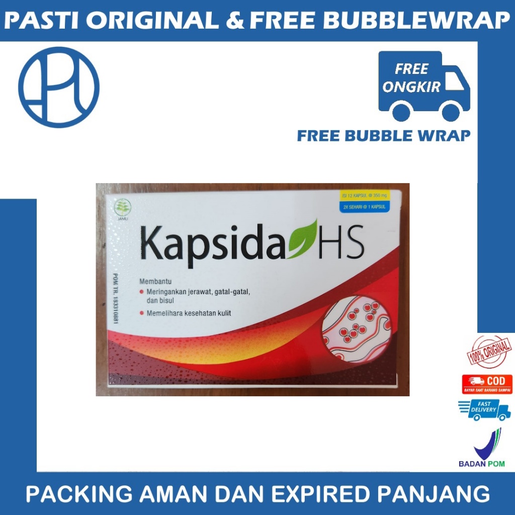 Jual KAPSIDA HS. JERAWAT GATAL BISUL | Shopee Indonesia