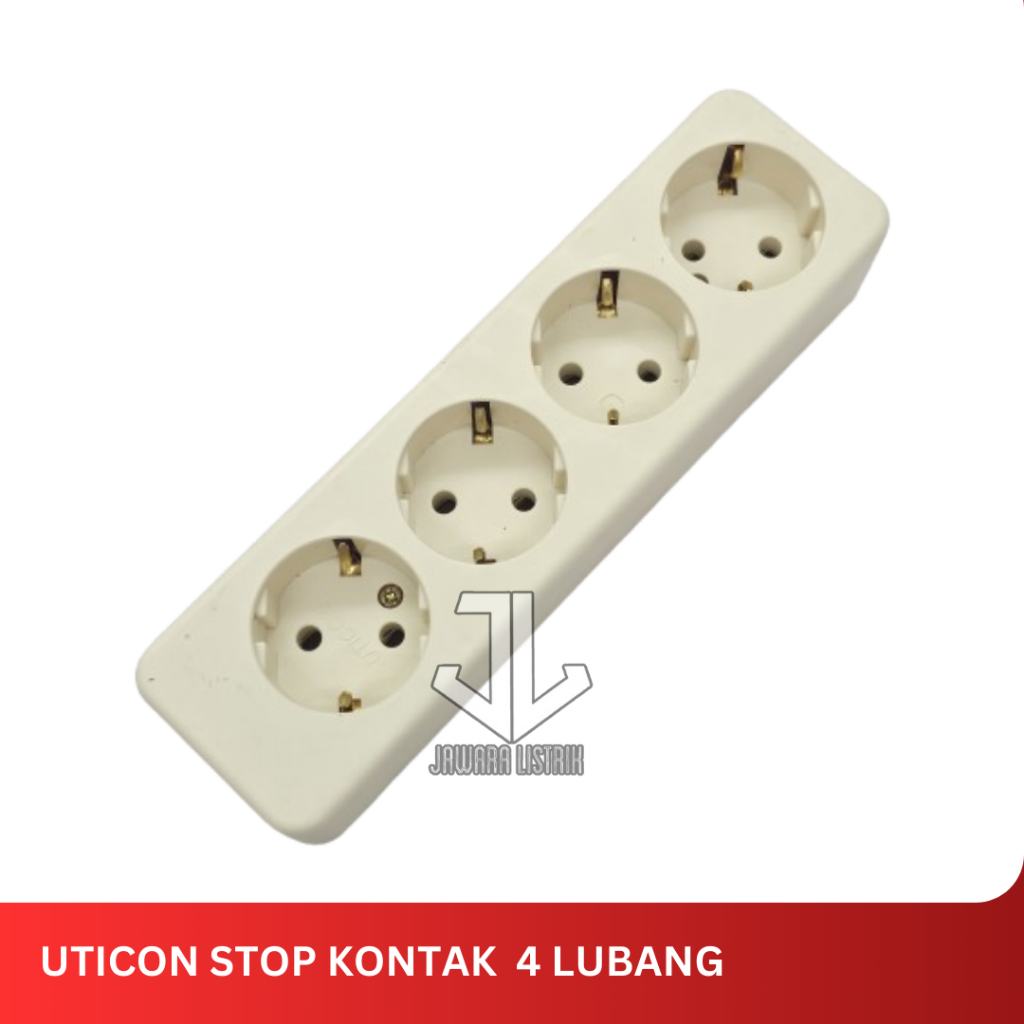 Jual UTICON STOP KONTAK 4 LUBANG ST-148 COLOKAN TERMINAL LISTRIK | Shopee Indonesia
