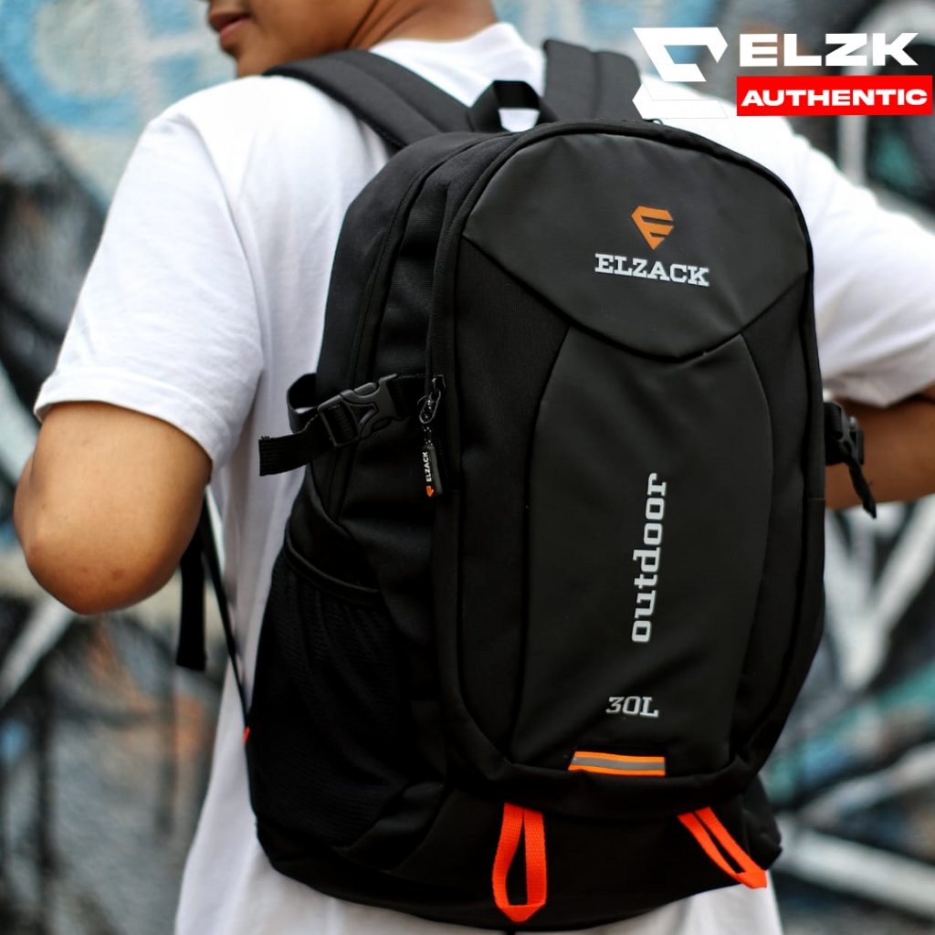 Jual Elzck Granger Tas Ransel Pria Wanita Backpack Simple Tas Sekolah Kerja Kuliah | Shopee ...