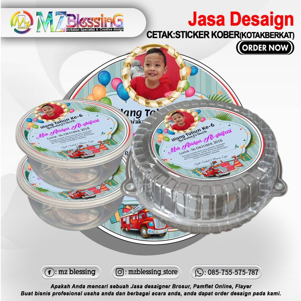 Jual 50 Sticker. Sticker ultah. Sticker ulang tahun. Stiker label ...