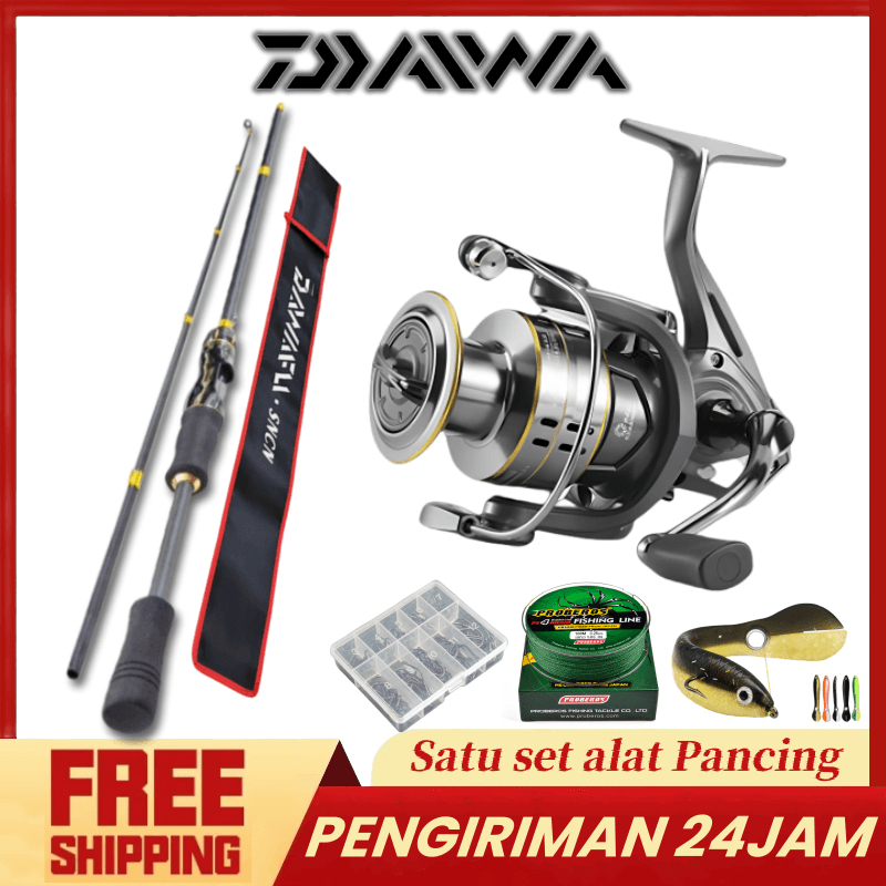 Jual DAIWA Joran Pancing Set Dengan Bahan Serat Karbon 1.6M/1.8M/2.1M Joran Pancing Carbon ...